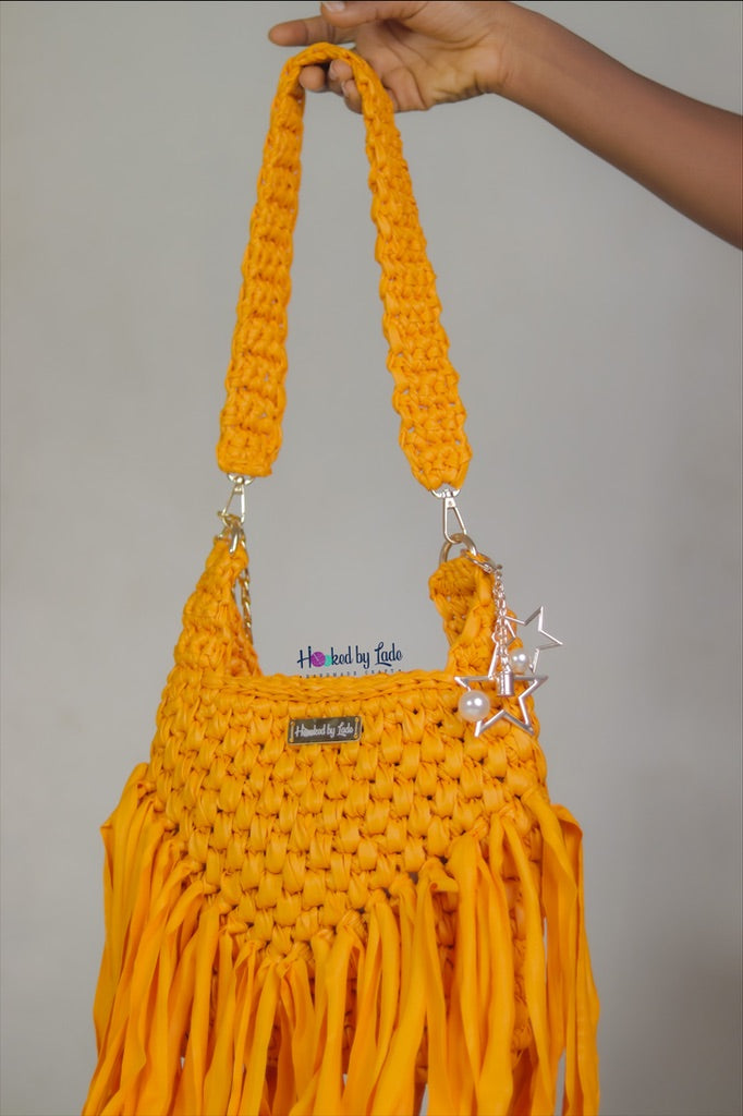 'Chauntel' boho bag in Butterscotch